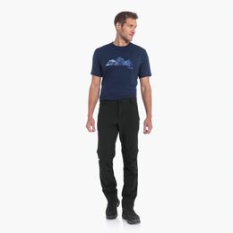 Sch&ouml;ffel Zip-off-Hose SCH&Ouml;FFEL, Herren, Gr. 56, N-Gr, grau (asphalt), Obermaterial: 89% Nylon, 11% Elasthan, Hosen, sportlicher Stil, f&uuml;r vielseitige Outdoor-Aktivit&auml;ten