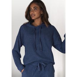 Lascana Hoodie mehrfarbig Gr. 32/34 f&uuml;r Damen. Figurumspielend