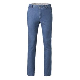 MEYER Herren Regular-fit-Jeans "Bonn 1-4020"light blau, Gr. 58, unifarben, 81% Baumwolle, 17% Polyester, 2% Elasthan, Jeans, Ultraleicht-Denim