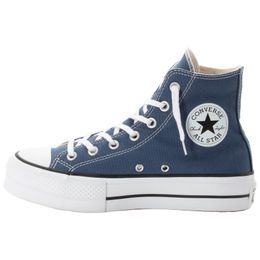 Converse Herren Sneaker "CHUCK TAYLOR ALL STAR LIFT PLATFORM", Gr. 40slacker blau, wei&szlig;, schwarz, Textil, Schuhe