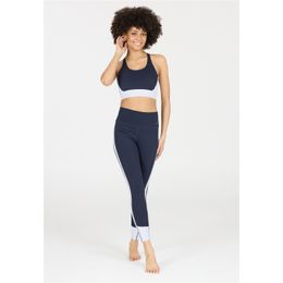 ENDURANCE ATHLECIA ATHLECIA Damen Trainingstights "Aspasia", braun, Gr. 44, mehrfarbig, 77% Polyamid, 23% Elasthan, Hosen, mit Quick-Dry-Funktion