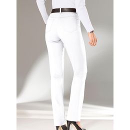 Casual Looks Damen 5-Pocket-Jeans, wei&szlig;, Gr. 84, unifarben, 98% Baumwolle, 2% Elasthan, Jeans