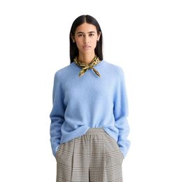 Marc O'Polo Damen Strickpullover "aus kuscheligem Alpakawolle-Mix", blau, Gr. XXL, MARC O'POLO DENIM, unifarben, Obermaterial: 42% Polyamid, 28% Wolle, 28%