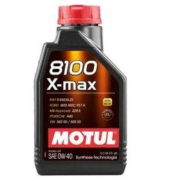 Motul 8100 X-MAX 0W-40 [1L] 110071 Motor&ouml;l