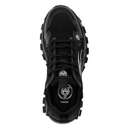 Plein Sport Kinder Sneaker "Laufschuh", Gr. 25, schwarz, Schuhe