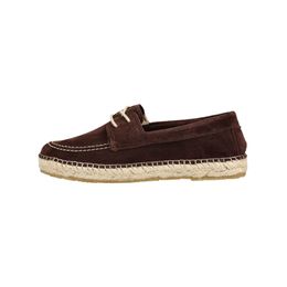Pavement Damen Espadrille "Pavement Halbschuhe Leder", Gr. 42dunkelbraun, Leder, Schuhe