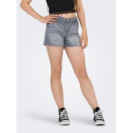 KIDS Only M&auml;dchen Jeansshorts "KOGCOMET WIDE SHORTS DNM MAT624 NOOS", blau, Gr. 146, unifarben, Web, Obermaterial: 100% Baumwolle, Jeans