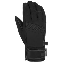 Reusch Damen Skihandschuhe "Louis R-TEX XT", schwarz, Gr. 8, unifarben, 85% Polyester, 15% Lederimitat, Handschuhe, mit wasserdichter und
