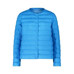 Betty Barclay Damen Steppjacke "Damen mit Rundhalsausschnitt", blau, Gr. 40, Obermaterial: 100% Polyester. F&uuml;llung: 90% Daunen, 10% Federn, Jacken
