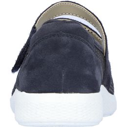 Waldl&auml;ufer WALDL&Auml;UFER Damen Riemchenballerina "M-IRA Soft", Gr. 5, schwarz, Textil, Veloursleder, unifarben, Basic, Schuhe, Slipper, Komfortschuh,