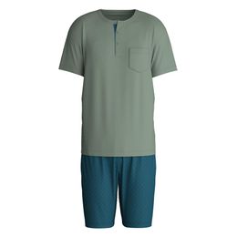 Calida Damen Shorty "Relax Imprint 1", Gr. S, gr&uuml;n, Single Jersey, Obermaterial: 100% Baumwolle, Homewear-Sets, Relaxter Schnitt