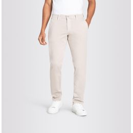MAC Herren Chinohose "Driver", beige, Gr. 34, unifarben, Web, Obermaterial: 89% Baumwolle, 8% Polyester, 3% Elasthan, Hosen, mit Stretch