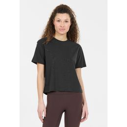 ENDURANCE ATHLECIA ATHLECIA Herren Funktionsshirt "Gianna", schwarz, Gr. 46, unifarben, 60% Baumwolle, 40% Polyester, Shirts, mit atmungsaktivem, leichtem Material