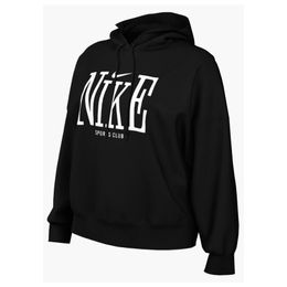 Nike Sportswear Damen Kapuzensweatshirt "W NSW PHNX FLC OS GFX HDY"schwarz, sail, Gr. M, Obermaterial: 80% Baumwolle, 20% Polyester. Kapuzenfutter:
