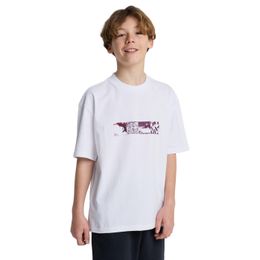 T-Shirt Quiksilver "Mercury Vortex", Jungen, Gr. 10, wei&szlig;, Obermaterial: 100% Walkfrottier;, Shirts T-Shirt