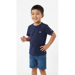 Champion Jungen T-Shirt, blau, Gr. XL, Jersey, Obermaterial: 100% Baumwolle, Shirts, 2er-Pack, Kurzarm, mit Rundhalsausschnitt, aus Baumwolle