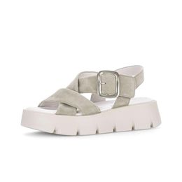 Gabor Damen Plateausandaletten "Plateau Sandale", Gr. 40,5gr&uuml;n, Schuhe