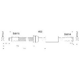 ATE Bremsschlauch 24.5303-0400.3 vorne rechts links f&uuml;r FORD 6569119 6191842 1013815