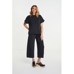RICHROYAL Damen Culotte "2409 T Peach Culotte", schwarz, Gr. M, Web, Obermaterial: 52% Modal, 42% Polyester, 6% Elasthan, Hosen, aus fester,