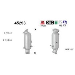 AS Katalysator 45298 f&uuml;r BMW 18328602882