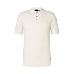 JOOP! Poloshirt JOOP "Vanceo", Damen, Gr. XL, natural, Jersey, Obermaterial: 100% Baumwolle, unifarben, regular fit normal, Rippb&uuml;ndchen, Shirts, strukturiert, regular fit