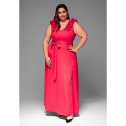 Ombre Abendkleid Damen Gr&ouml;&szlig;e 40 rot Winterkleid
