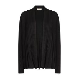 Freequent Damen Strickjacke "FQCLAUDISSE-S-CAR"schwarz, Gr. XL, unifarben, Feinstrick, Obermaterial: 85% Viskose, 15% Polyamid, Strickjacken, in