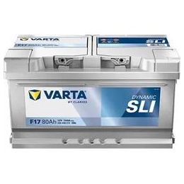 Varta Starterbatterie DYNAMIC SLI 12 V, 80 Ah, 740 A 580406074K262 12V 80Ah 740A f&uuml;r RENAULT PEUGEOT LAND ROVER FIAT / LANCIA CITRO&Euml;N FORD PORSCHE VOL