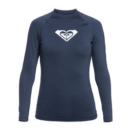 Roxy Damen Sporttop "Whole Hearted", blau, Gr. L, Obermaterial: 84% Microfaser, 16% Elasthan;, Tops