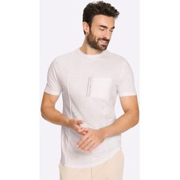 Kurzarmshirt Marco Donati "Kurzarm-Shirt", Jungen, Gr. 48/50, wei&szlig;, 100% Baumwolle, unifarben, Rundhals, Shirts