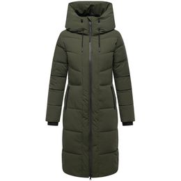 Navahoo Damen Steppmantel "Schokokuss XIV", gr&uuml;n, Gr. XL, Obermaterial: 92% Nylon, 8% Elasthan. Innenfutter: 100% Polyester. Wattierung: 100%