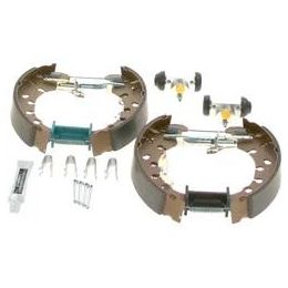 Bosch Bremsbackensatz KIT SUPERPRO 0 204 114 657 hinten rechts links vormontiert 20,64mm f&uuml;r FIAT LANCIA CITROEN PEUGEOT