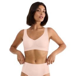 Sloggi Damen Bralette "ZERO Feel 2.0", Gr. XS, rosa, Single Jersey, Obermaterial: 76% Polyamid, 24% Elasthan, BHs, mit herausnehmbaren Pads,