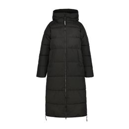 Outdoorjacke Icepeak "Icepeak Mantel Pescara", Damen, Gr. 40, schwarz, Stoff, 100% Polyester, normal, Jacken Outdoorjacke