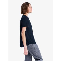 Roxy Damen T-Shirt "VL OCEANWAVE REGULAR", schwarz, Gr. XXL, Obermaterial: 60% Baumwolle, 40% Polyester, Shirts, Kurzarmdesign, mit