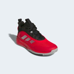 Basketballschuh adidas Performance "OWNTHEGAME 3.0", Herren, Gr. 43, pure ruby, silber metallic, core schwarz, Synthetik, Textil, Schuhe