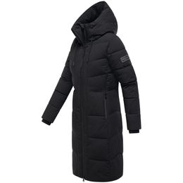 Navahoo Damen Steppmantel "Schokokuss XIV", schwarz, Gr. S, Obermaterial: 92% Nylon, 8% Elasthan. Innenfutter: 100% Polyester. Wattierung: 100%