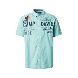 CAMP DAVID Hemd Herren Gr&ouml;&szlig;e 4XL navy / jade