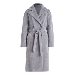 Betty Barclay Damen Wintermantel "Damen mit G&uuml;rtel", grau, Basic, Gr. 42, Obermaterial: 55% Polyester, 45% Polyamid, M&auml;ntel