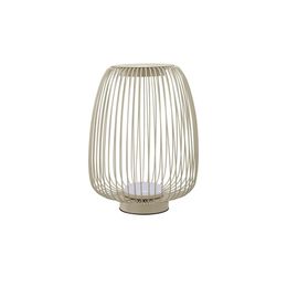 KHG LED-Tischleuchte beige Ma&szlig;e (cm): H: 34 &Oslash;: 26.0 &raquo; M&ouml;bel Kraft