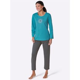 Comtessa Damen Schlafanzug, Gr. 36, bunt, 100% Baumwolle, Homewear-Sets