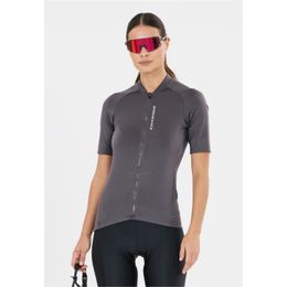 Funktionsshirt Endurance "Paxton", Damen, Gr. L, lila, grau, 90% Polyester, 10% Elasthan, mehrfarbig, normal, ohne Ausschnitt, Shirts Funktionsshirt, im kurz&auml;rmligen Design mit Vollrei&szlig;verschluss