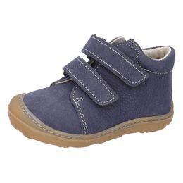 Baby Lauflernschuh "CHRISY, WMS: mittel", Pepino BY RICOSTA, Gr. 24, blau, Leder, Schuhe, Klettschuh, herausnehmb. Innensohle, Gr&ouml;&szlig;enschablone zum