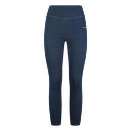 Plein Sport Damen Leggings "Leggings Denim Touch PS"14, dunkelblau, Gr. L, Obermaterial: 93% Baumwolle, 7% Elasthan, Hosen