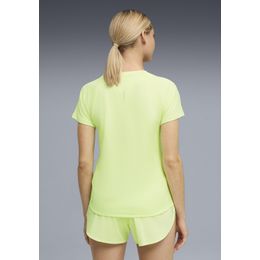 Puma Damen Laufshirt "W RUN VELOCITY TEE (POLY)", gelb, Gr. XL, Web, Obermaterial: 100% Polyester, Shirts, ergonomische Schnittf&uuml;hrung, kurze &Auml;rmel,