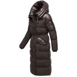 Navahoo Damen Steppmantel "Knusperherz 14", braun, Gr. XS, Obermaterial 1: 100% Polyester. Obermaterial 2: 100% Nylon. Innenfutter: 100% Polyester.