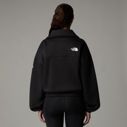 The North Face Damen Fleecejacke "W MA FLEECE INTEREST 1/4 ZIP", schwarz, Gr. M, unifarben, Fleece, Obermaterial: 100% Polyester, Jacken, sportlicher