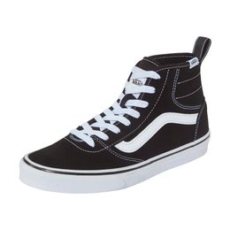 Sneaker Vans "ASHWOOD HI DECON", Damen, Gr. 38, schwarz, wei&szlig;, Leder, Synthetik, Textil, Schuhe Sneaker