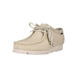 Clarks Herren Schn&uuml;rschuh "Wallabee GTX", Gr. 43beige, Leder, Schuhe, im klassischen Design