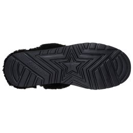 Skechers Damen Hausschuh "KEEPSAKES WEDGE-TIME TO CRUISE", Gr. 40, schwarz, Veloursleder, unifarben, Basic, Schuhe, Pantoffel, Slipper mit Warmfutter